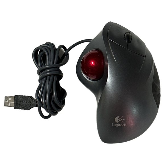 Logitech | Other | Logitech Trackman Wheel Mouse Usb Optical Trackball ...